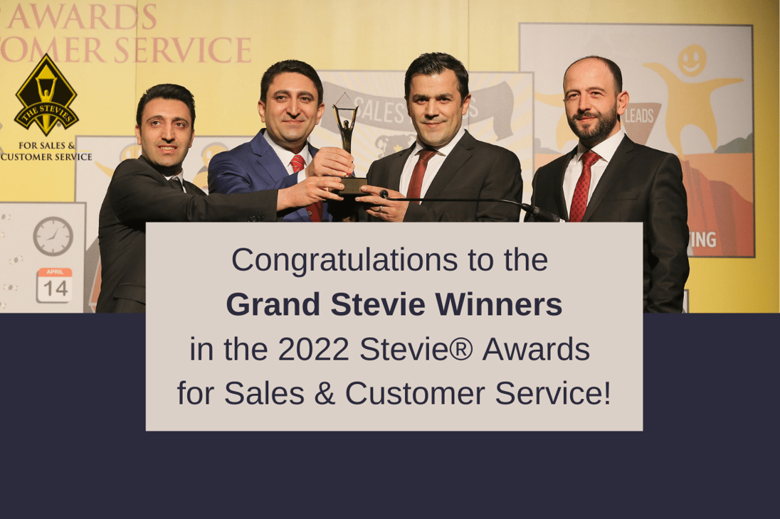 Grand Stevie Award Winners Announced in 16th Annual Stevie Awards for Sales & Customer Service